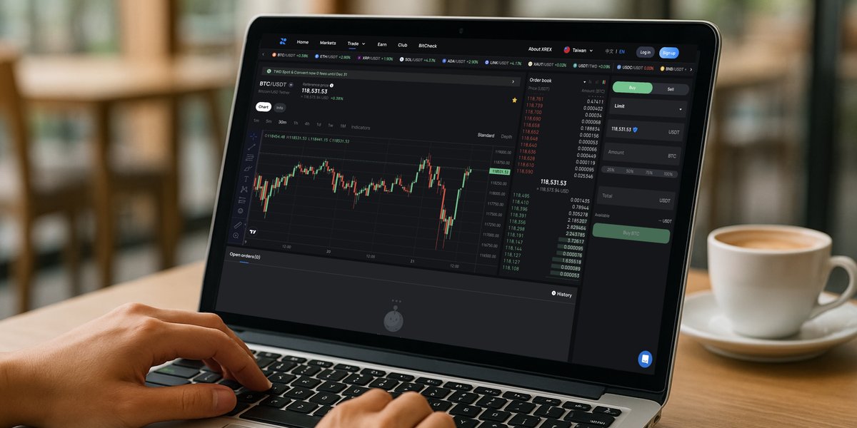 XREX台灣加密貨幣交易所 | 安全合法用台幣與美金買賣比特幣BTC、以太幣ETH